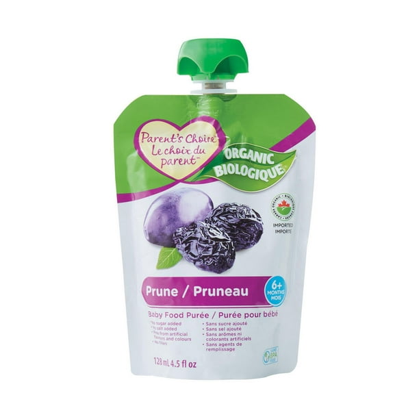 Parent's Choice Organic Prune Baby Food Purée, 128 mL - Walmart.ca