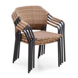 Mainstays Wicker Stacking Chair, Handwoven wicker - Walmart.ca