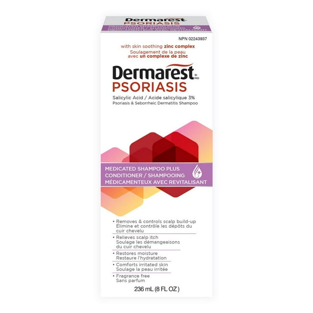 Dermarest Psoriasis Medicated Shampoo Plus Conditioner, 236 mL - Walmart.ca