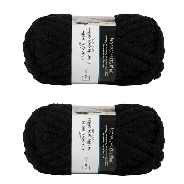 MAINSTAYS 2 pack black polyester yarn - Walmart.ca