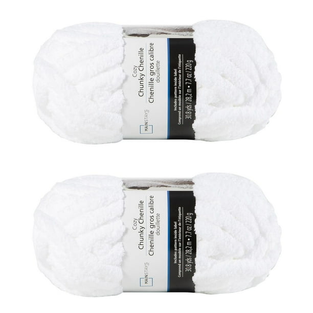 MAINSTAYS 2 pack white polyester yarn - Walmart.ca