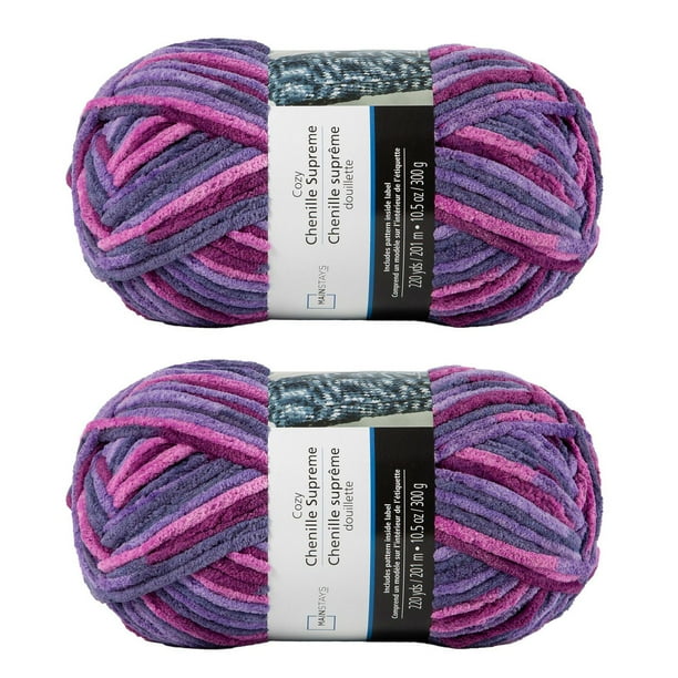 MAINSTAYS 2 pack purple polyester yarn - Walmart.ca
