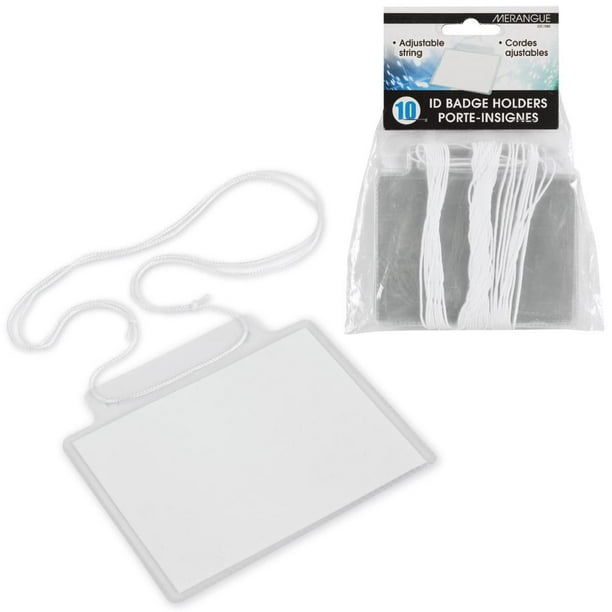 Merangue Badge Holder with String, 30 Pack - Walmart.ca