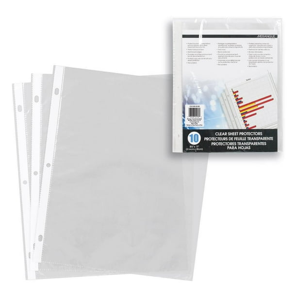 Merangue Top Load Sheet Protectors, 120 pieces, Letter Size (12 packs ...