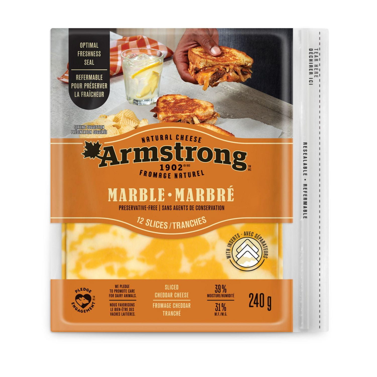 Click here for Armstrong Marble Cheddar Cheese Slices prices