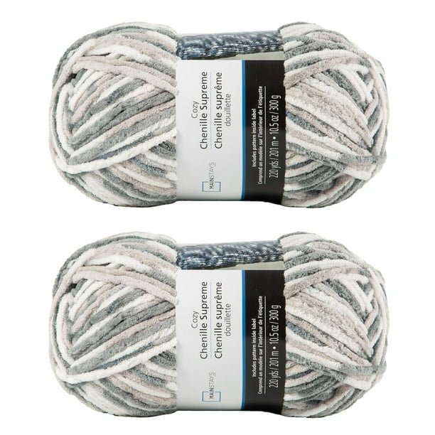 MAINSTAYS 2 pack shades of grey polyester yarn - Walmart.ca