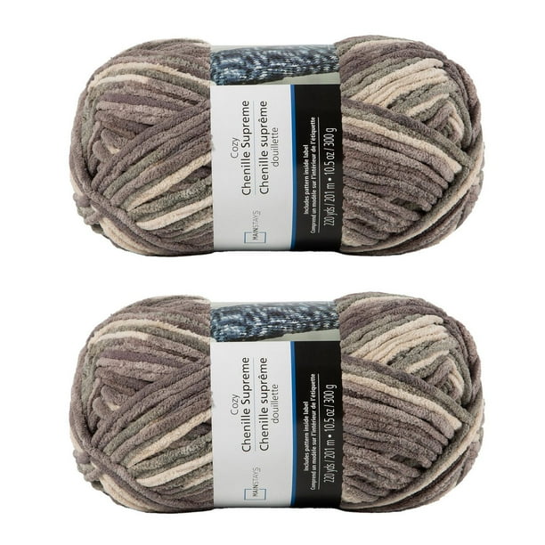 MAINSTAYS 2 pack grey marble polyester yarn - Walmart.ca