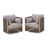 hometrends Aura Swivel Chair Set, All-weather wicker - Walmart.ca