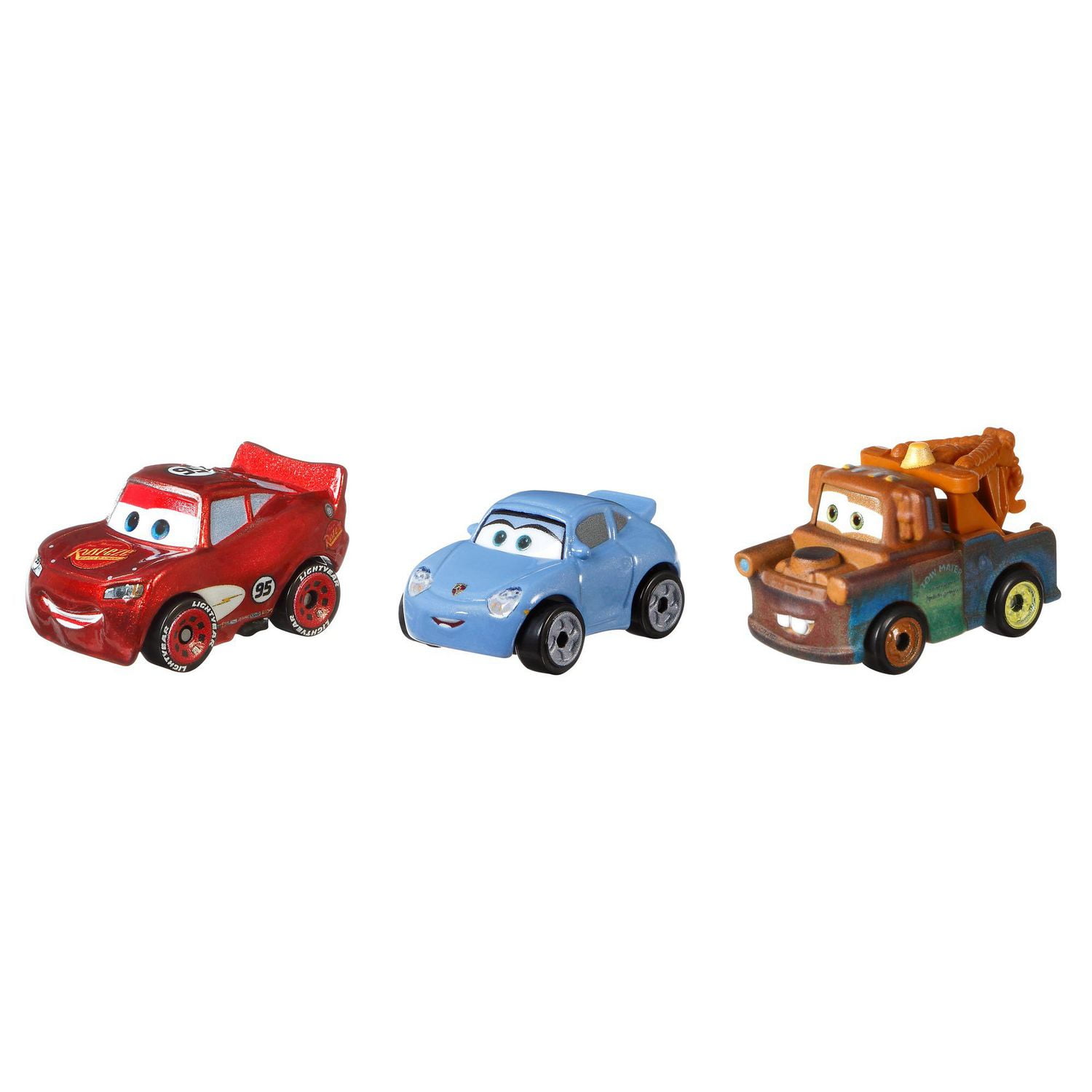 Disney Pixar Cars Mini Racers Cozy Cone Motel Series 3-Pack | Walmart ...