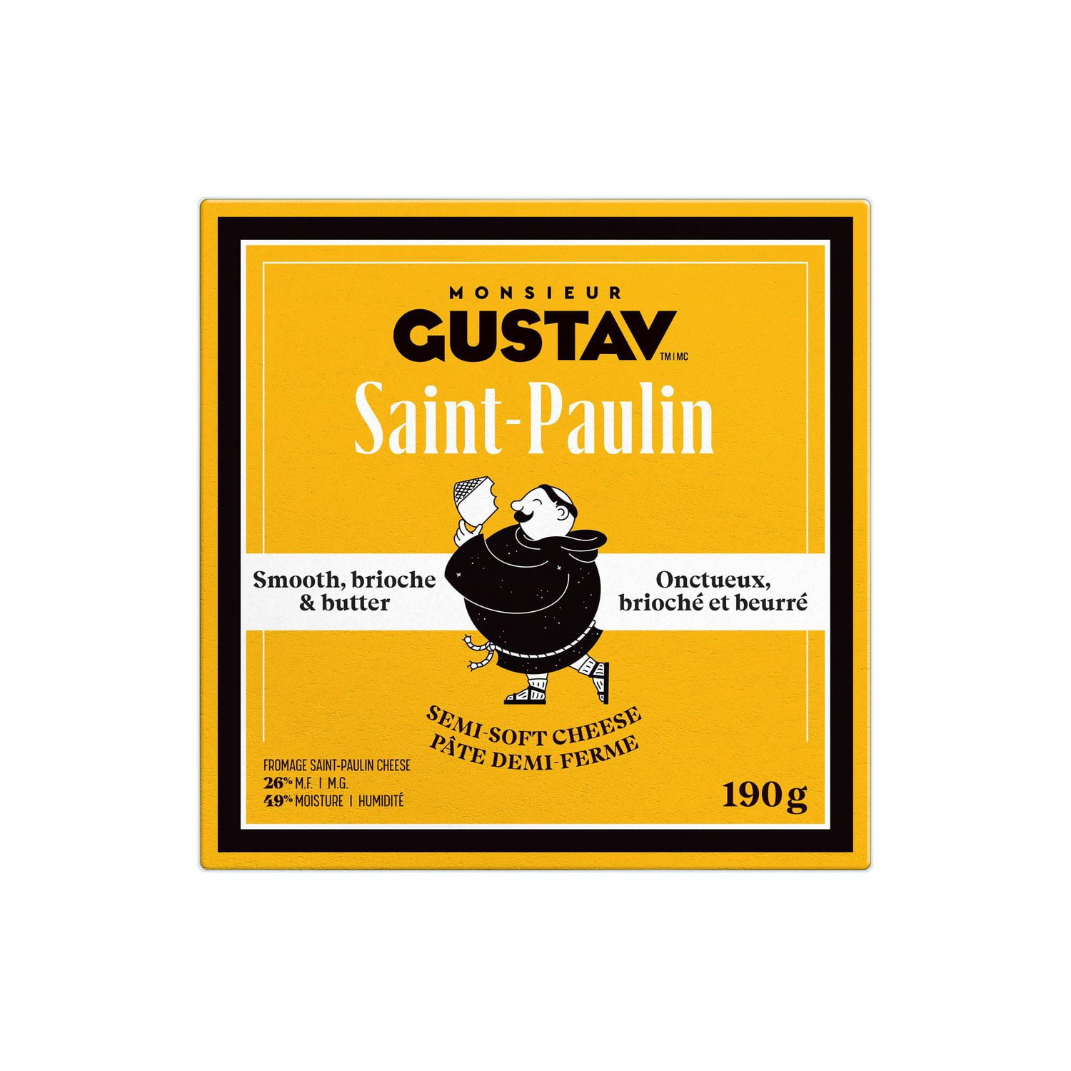 Click here for Monsieur Gustav Saint-Paulin Cheese prices