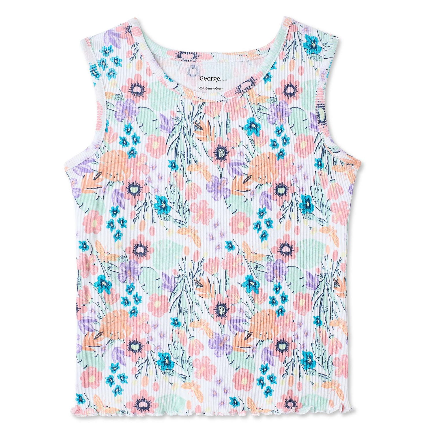 Click here for George Toddler Girls Rib Tank Top 2t prices