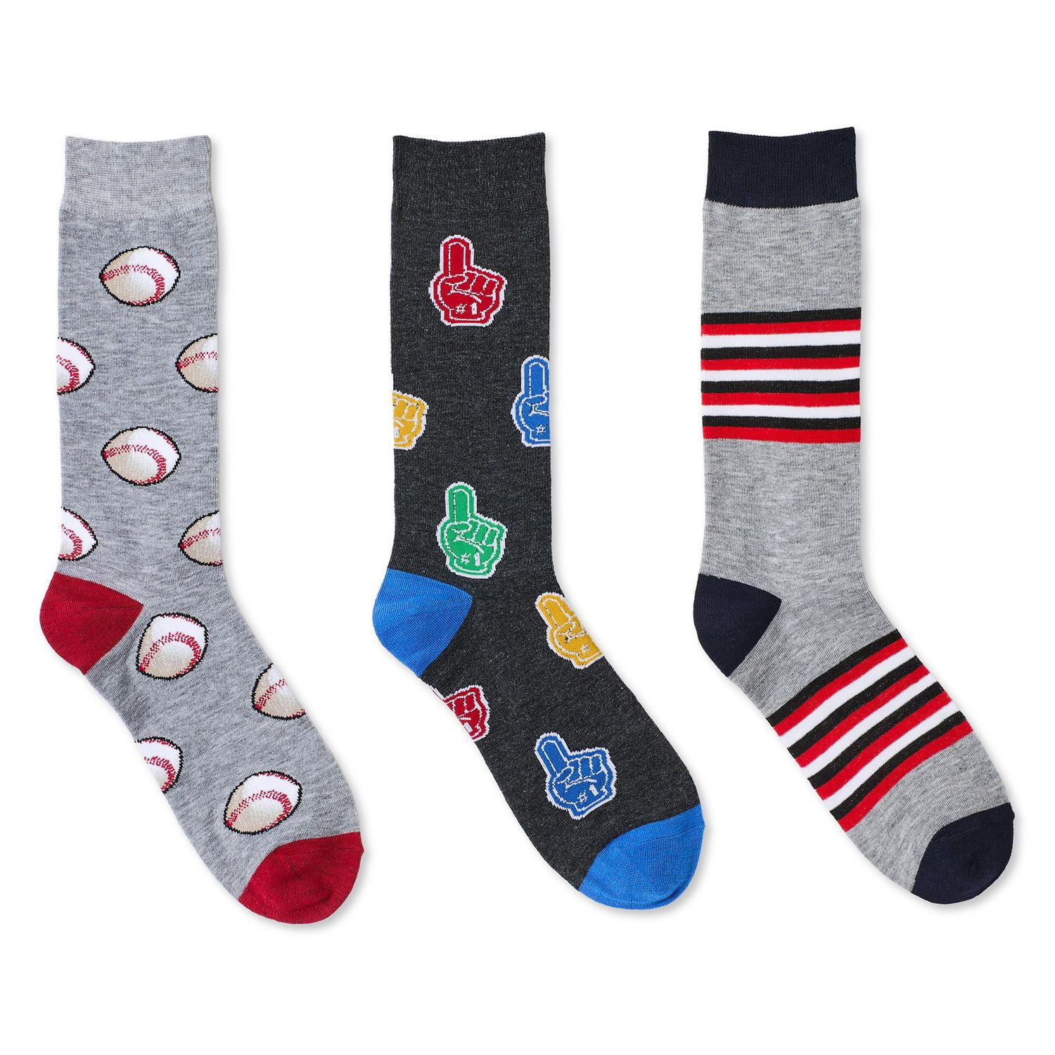 Click here for George Mens Crew Socks 3-Pack 10-13 prices