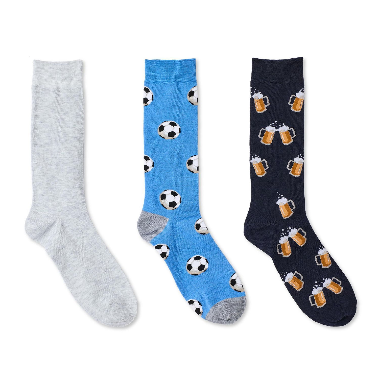 Click here for George Mens Crew Socks 3-Pack 10-13 prices