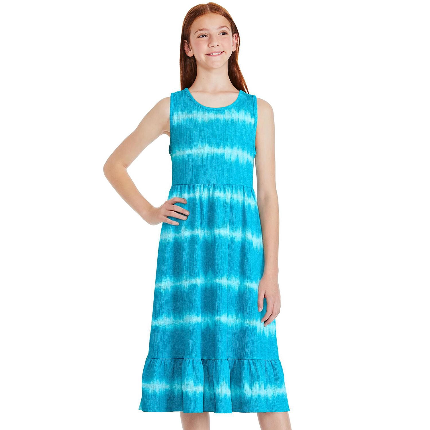 Click here for George Girls Crinkled Racerback Dress Xs prices