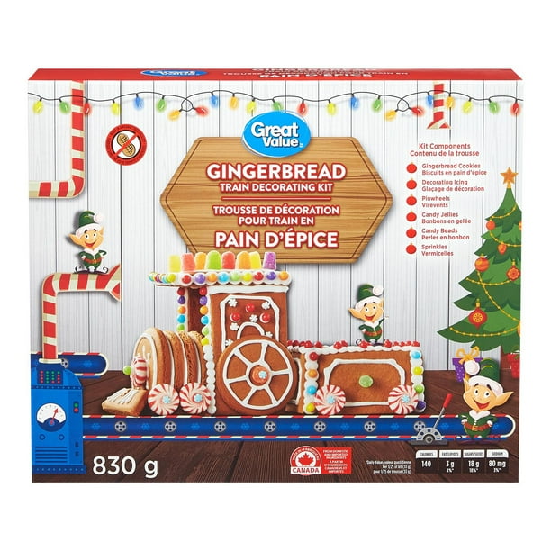 Great Value Gingerbread Train Decorating Kit - Walmart.ca