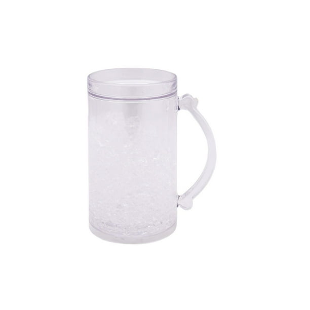 Mainstays Clear Acrylic Freeze Beer Mug, 17oz 1pc - Walmart.ca