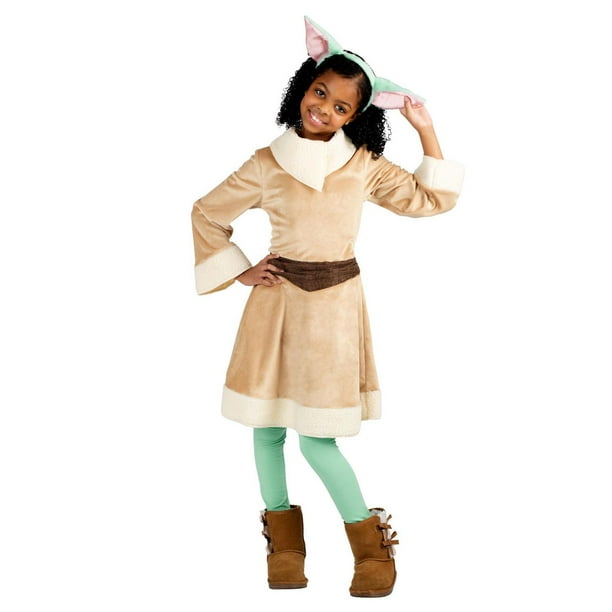 STAR WARS GROGU GIRL COSTUME - Minky Robe with Faux Fur Trim and Double ...