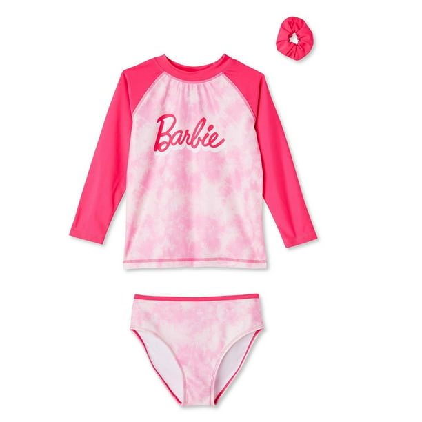 Maillot de bain 3 pièces Barbie Mattel pour filles - Walmart.ca