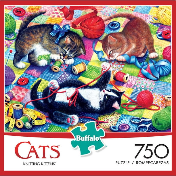 Buffalo Games Cats Knitting Kittens 750 Piece Jigsaw Puzzle - Walmart.ca