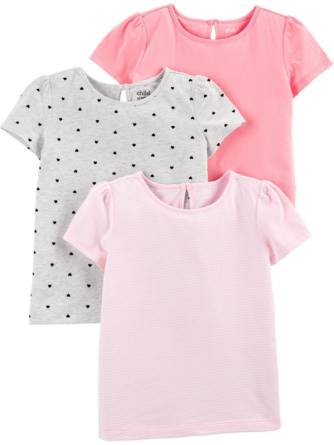 Child of Mine made by Carter's Girl Tee - Pink | Walmart Canada
