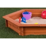 Creative Cedar Designs Hexagon Wooden Sandbox - Walmart.ca