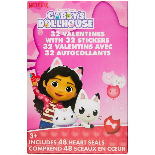 Gabby's Dollhouse Cards with Stickers, Multi-Colored, 32 Count - Walmart.ca