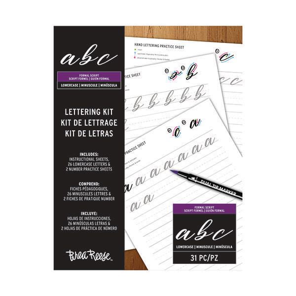 Momenta Inc Brea Reese Hand Lettering Instructional Kit: Formal Script ...