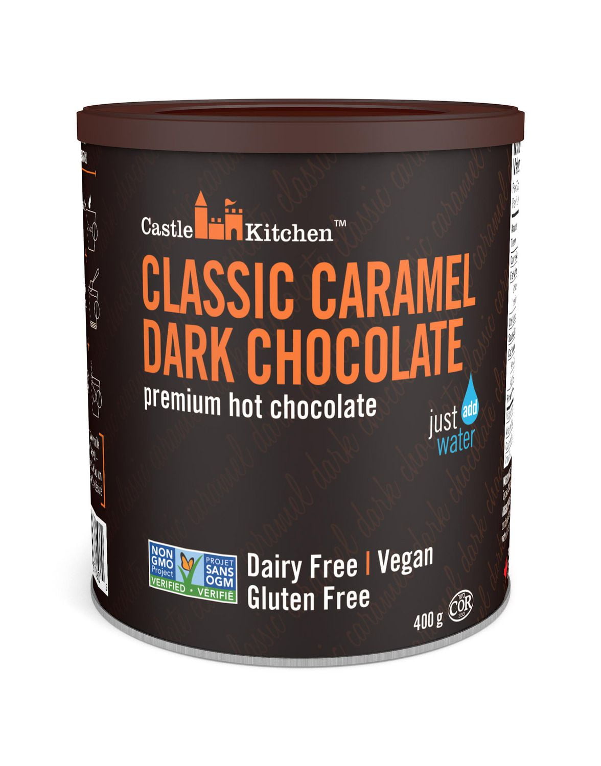 Castle Kitchen Classic Caramel Dark Chocolate Gluten Free Premium Hot ...