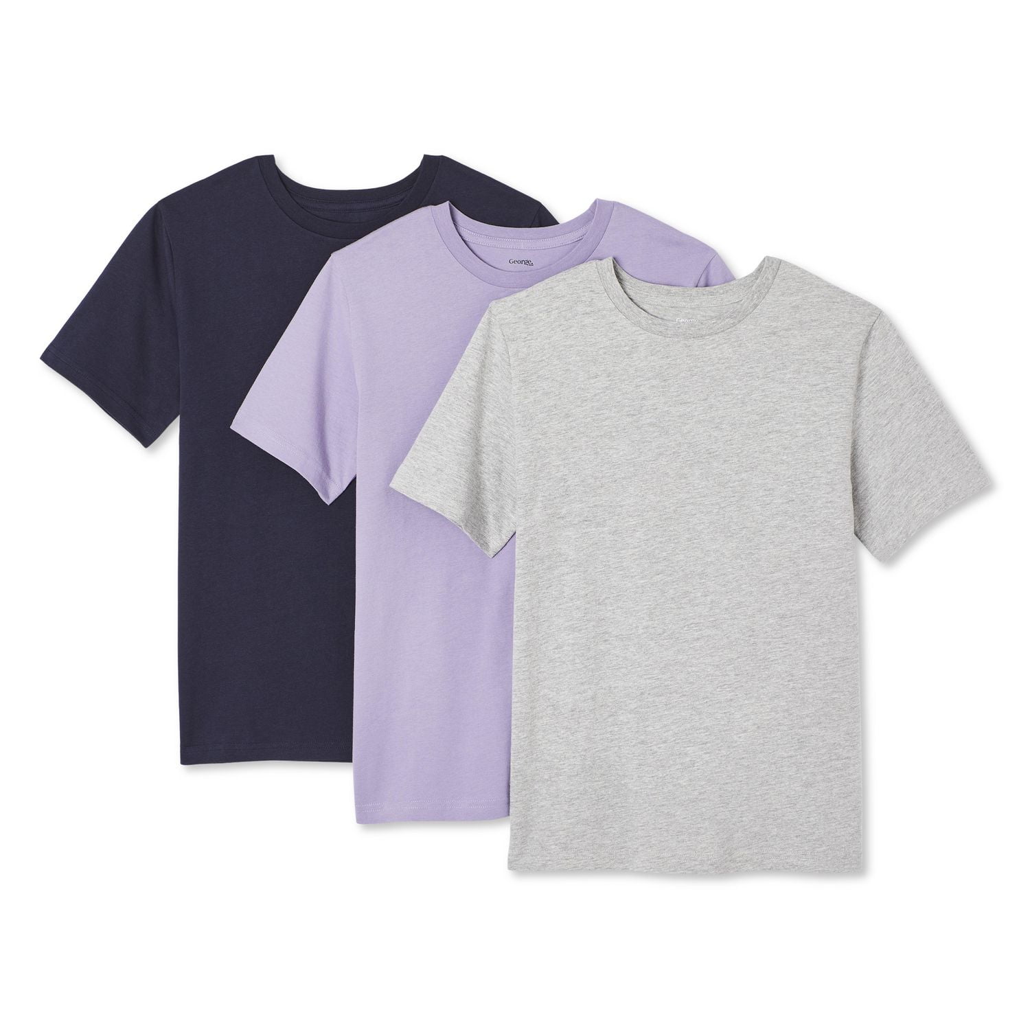 Click here for George Boys Crew Neckline Tee 3-Pack M prices