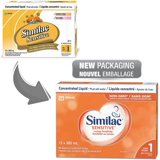 Similac Sensitive Baby Formula, Non-GMO Lactose Sensitivity Baby ...
