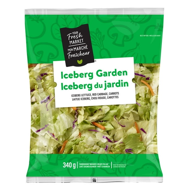 Your Fresh Market Iceberg Garden Salad, 340 g - Walmart.ca