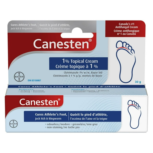 Canesten Antifungal 1-Percent Topical Cream, Relieves Itching, Burning ...