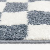 Rug Ease Checkerboard Blue and White area rug - Walmart.ca