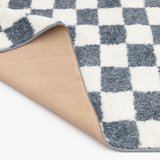 Rug Ease Checkerboard Blue and White area rug - Walmart.ca