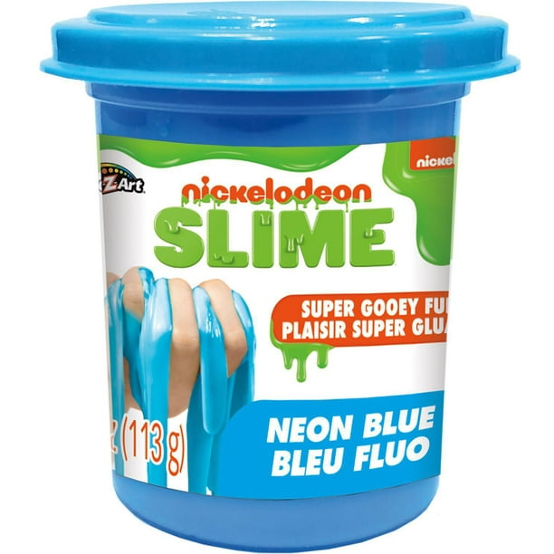 Nickelodeon 4oz Premade Slime - Neon Blue - Walmart.ca