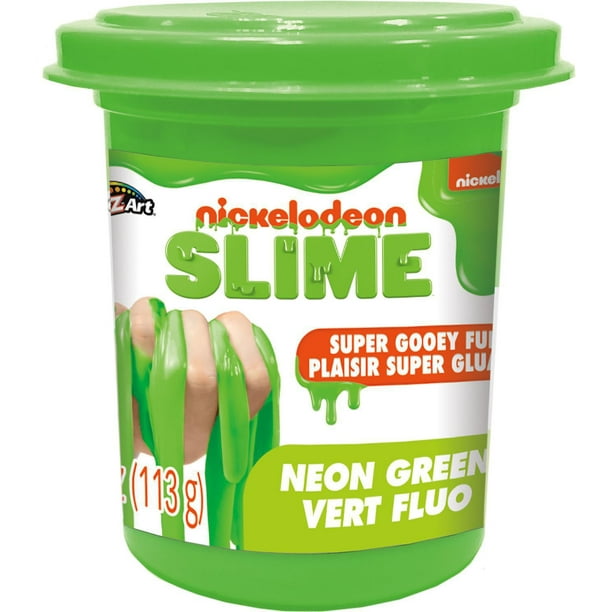 Nickelodeon 4oz Premade Slime - Neon Green - Walmart.ca
