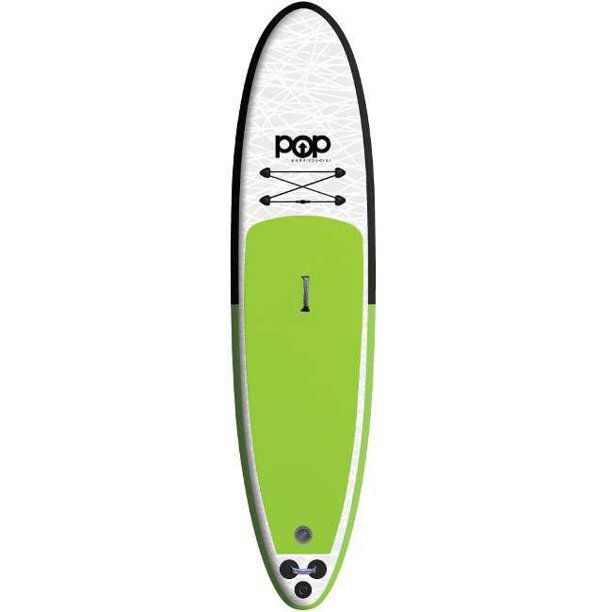 POP 11'0" Inflatable Paddle Board Kit - Green/Black - Walmart.ca