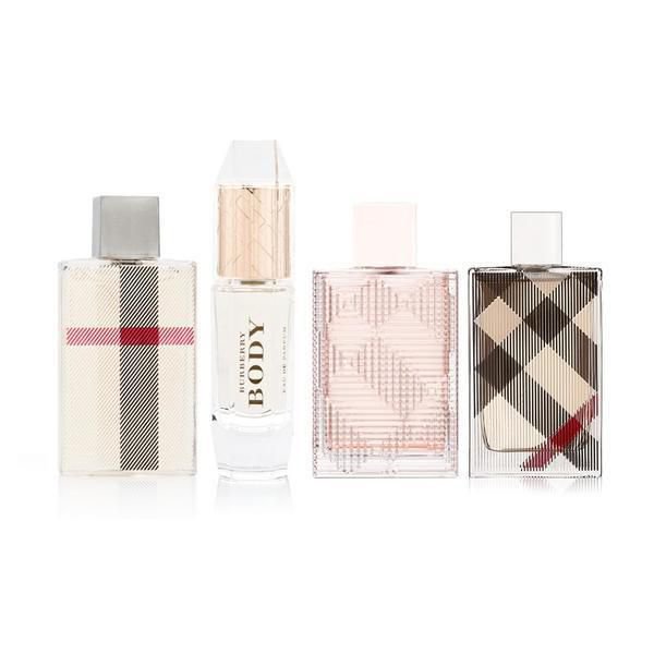 BURBERRY(W)(H/B)4PC MINI SET(body 4.5ml edp,burberry 4.5ml edp,,brit ...