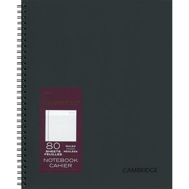 Cambridge Limited 9 x 6 Business Notebook, 9 x 6 Refillable Notebook ...