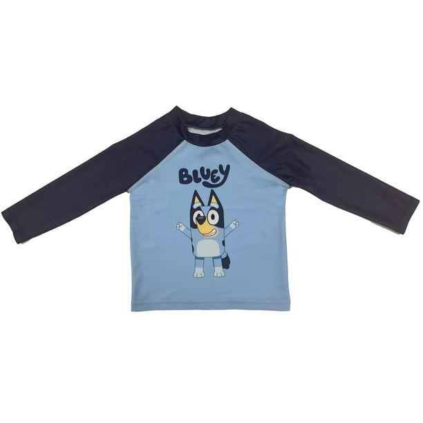 Bluey Cheers Rashguard à manches longues pour tout-petits garçons ...