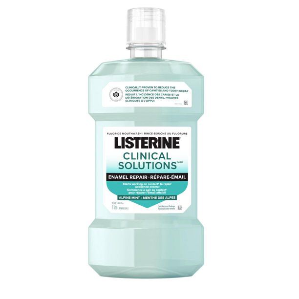 Listerine Clinical Solutions Enamel Repair mint oral rinse, daily ...