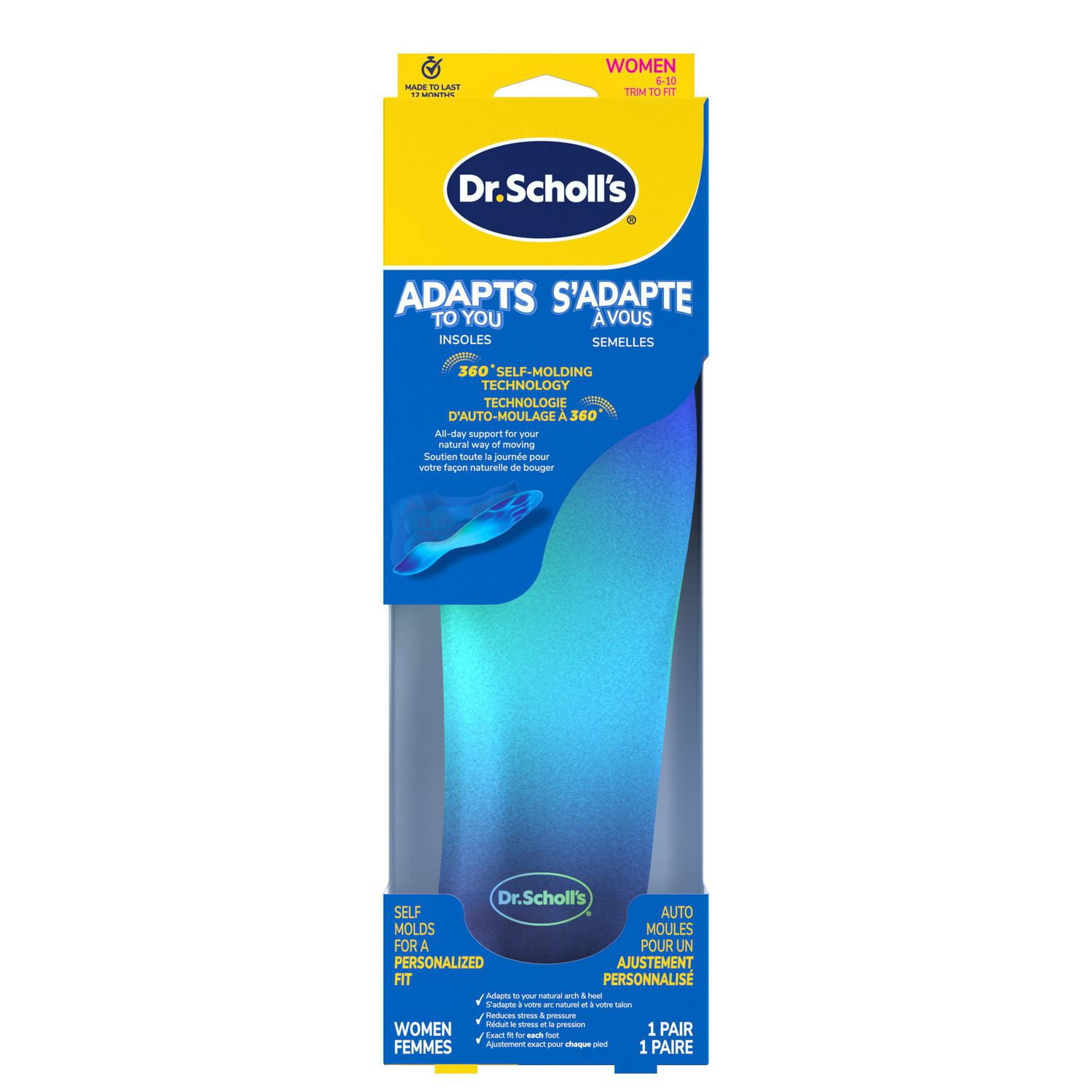 Click here for Dr. Scholls Dr. Scholls Adapts To You Insoles  Wit... prices