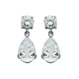 PAJ Sterling Silver Cubic Zirconia Pear Shape Drop Earring - Walmart.ca
