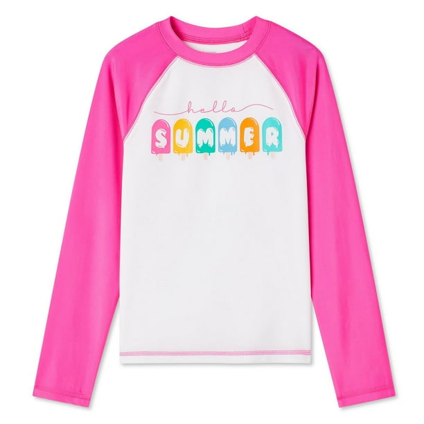 George Girls' Long Sleeve Rash Guard - Walmart.ca