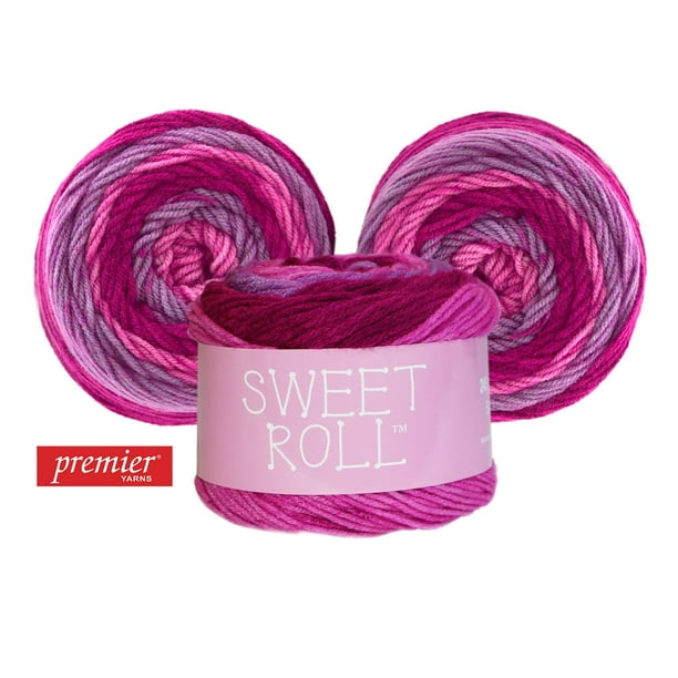 Premier Sweet Roll Yarn - Raspberry Swirl - Walmart.ca