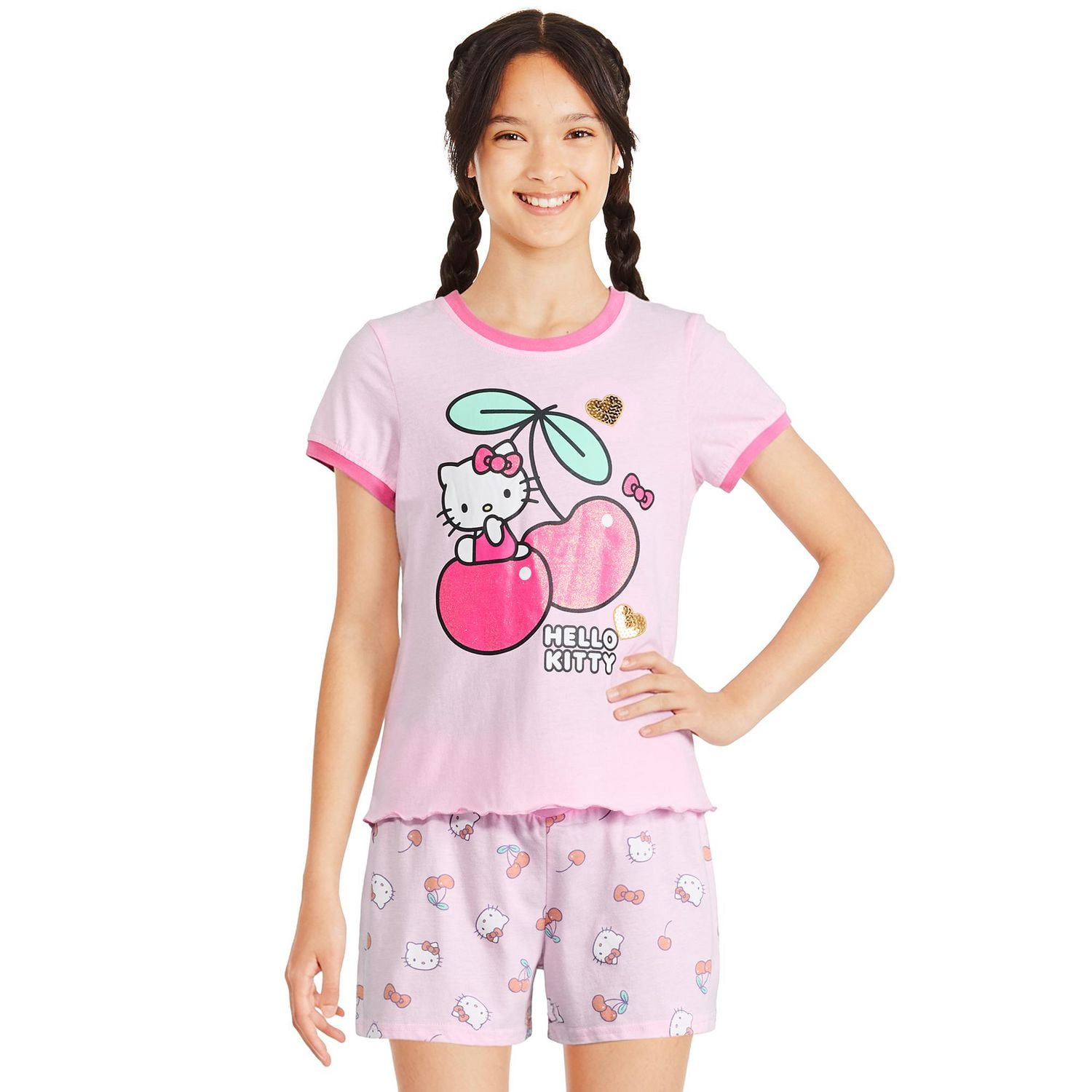 Click here for Hello Kitty Girls Ringer T-Shirt Xs prices