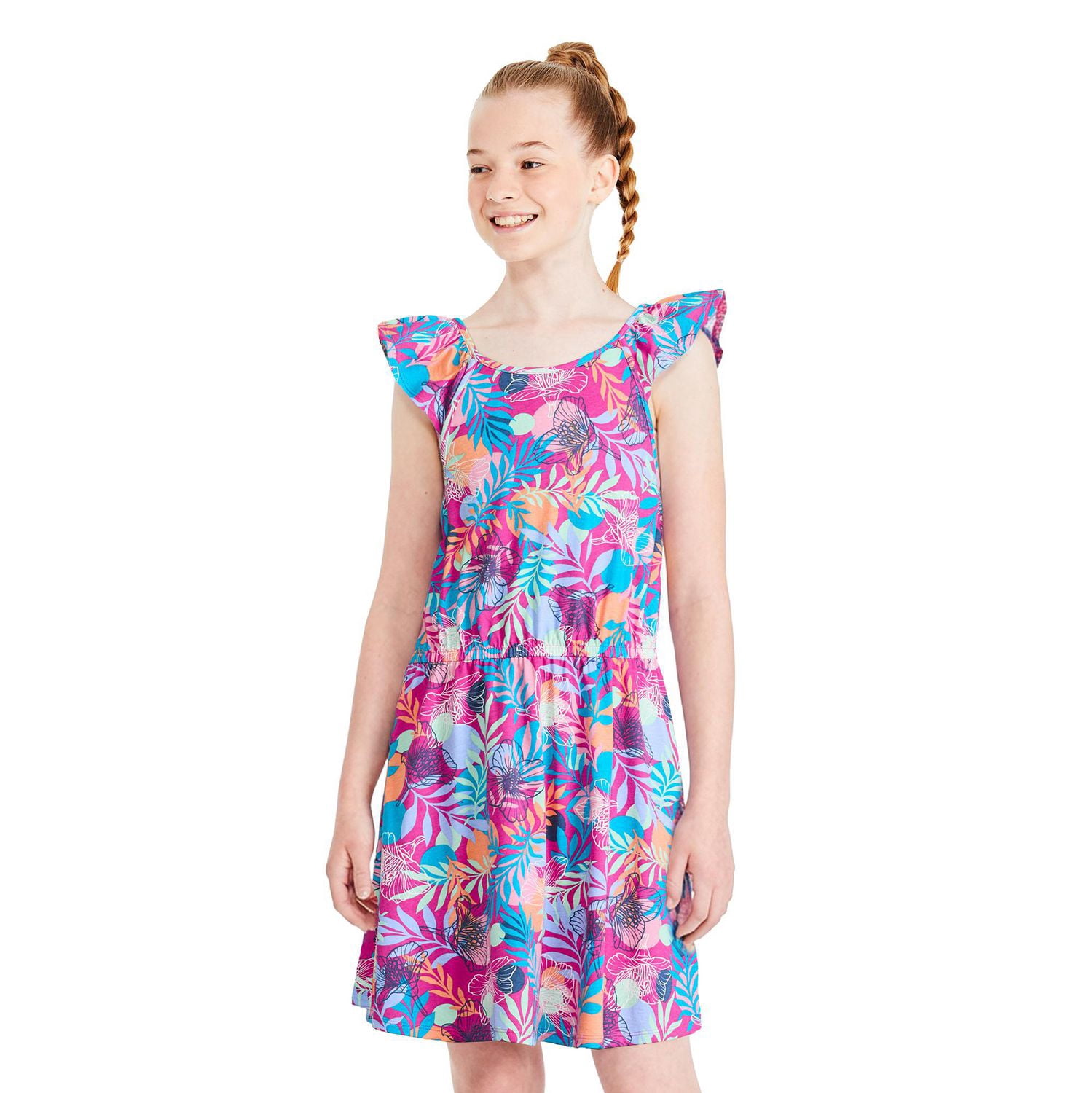 Click here for George Girls Ruffle Strap Dress M prices
