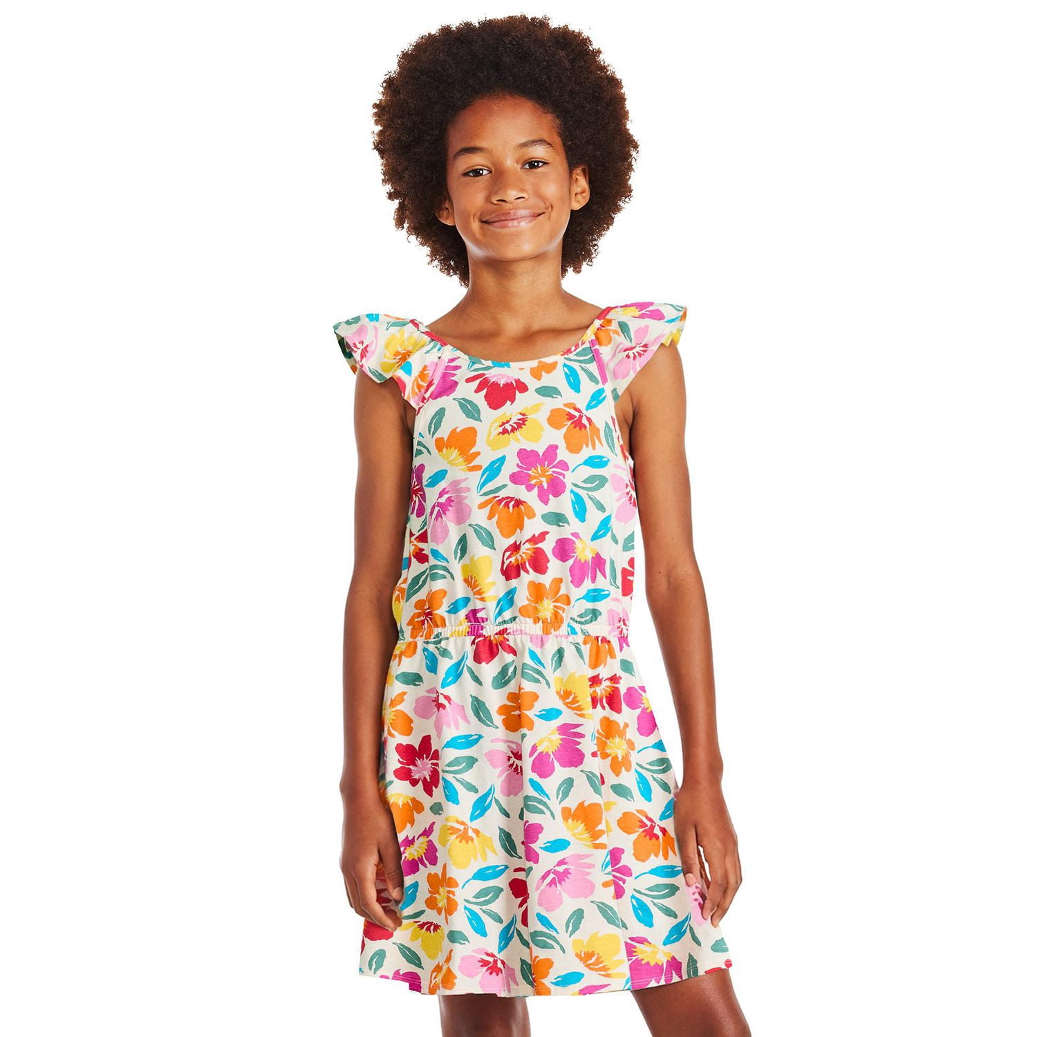 Click here for George Girls Ruffle Strap Dress Xs prices