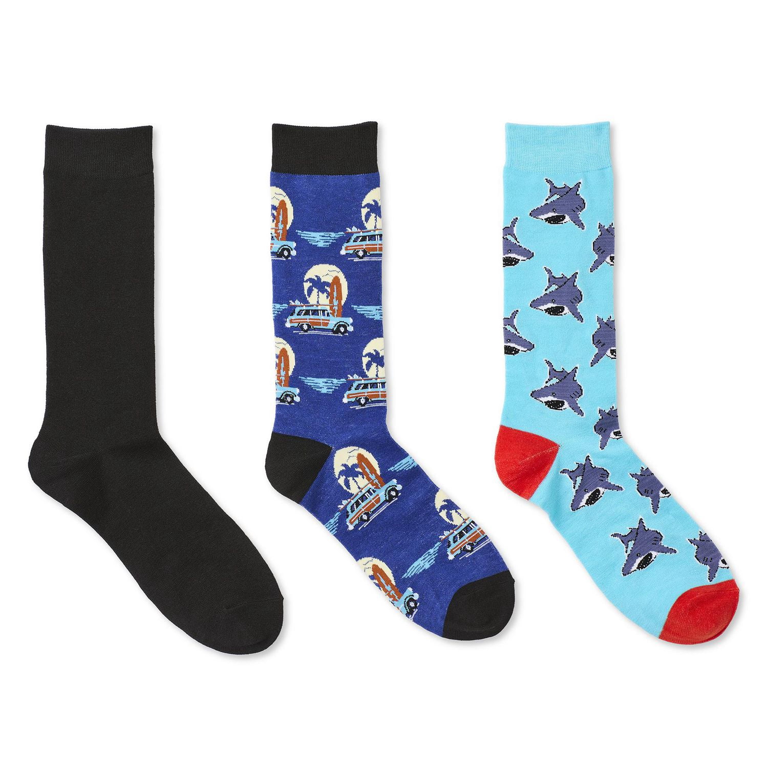 Click here for George Mens Crew Socks 3-Pack 10-13 prices
