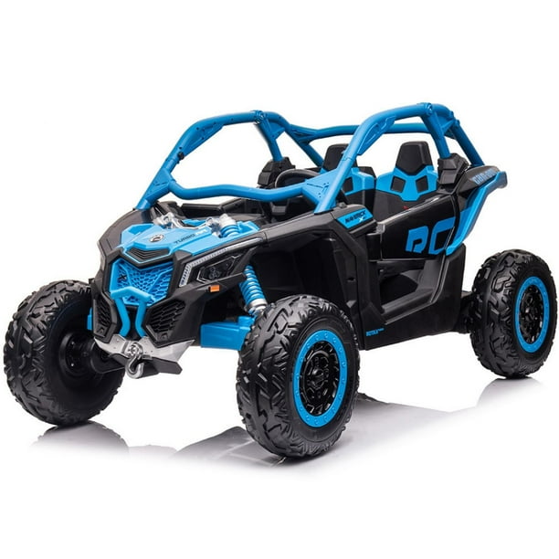 KidsVIP 24V Can-Am Maverick 4x4 Ride-On UTV Kids 2-Seater Electric Dual 24V Off-road Buggy ...